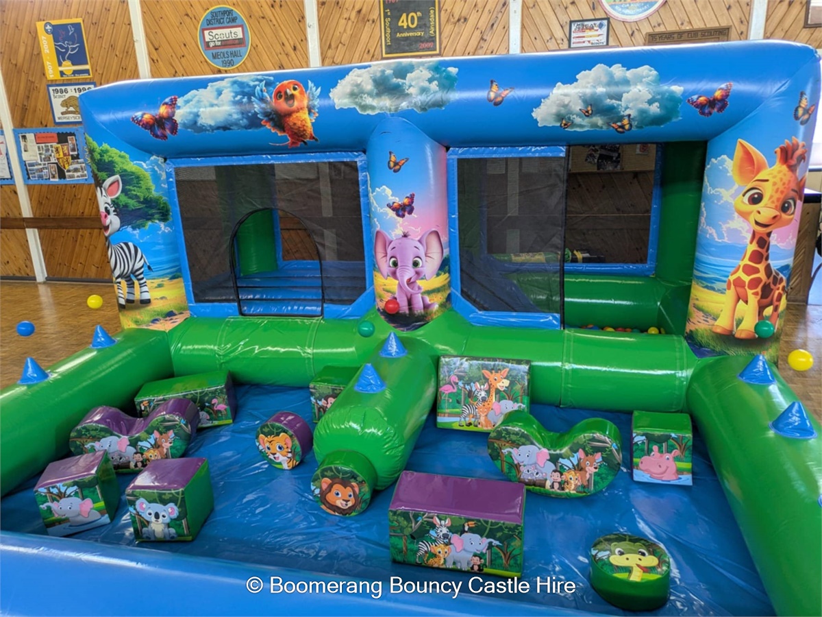 Junior Jungle Mega Party Play Package - Bouncy Castle Hire in Southport ...
