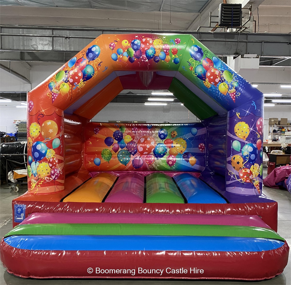 Multi Coloured Castle - Bouncy Castle Hire in Southport, Preston ...