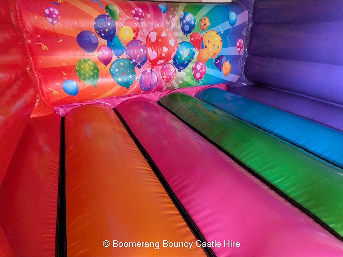 Multi Coloured Castle - Bouncy Castle Hire in Southport, Preston ...